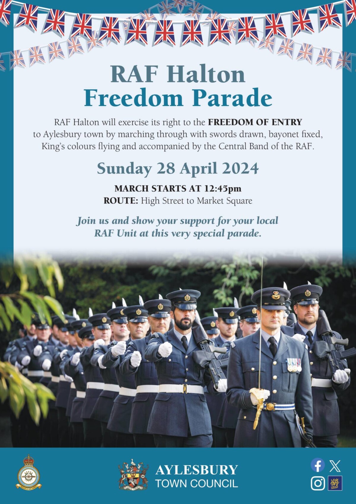 RAF Halton Freedom Parade | Visit Aylesbury
